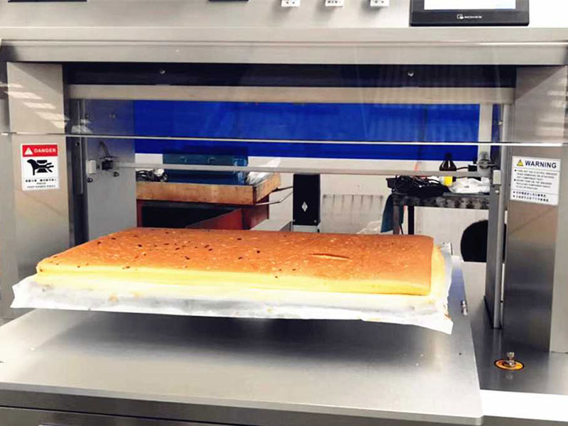 Automatic Square Cake Cutter Swiss Roll Cutter Machine | China Food ...