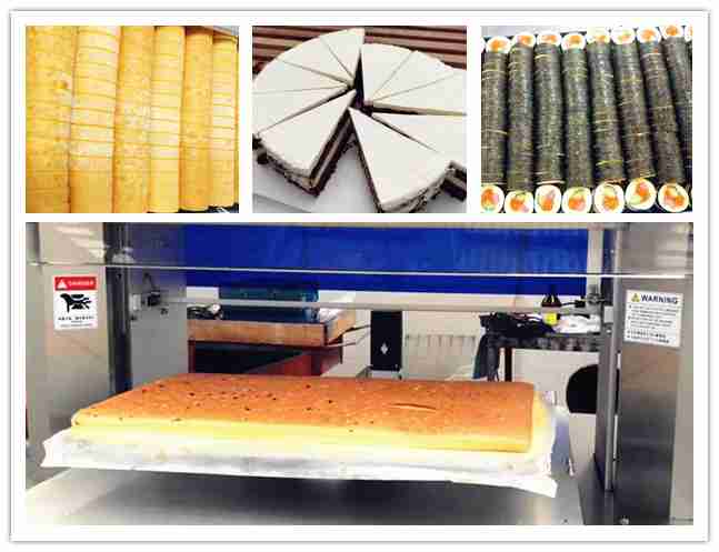 Automatic Square Cake Cutter Swiss Roll Cutter Machine | China Food ...