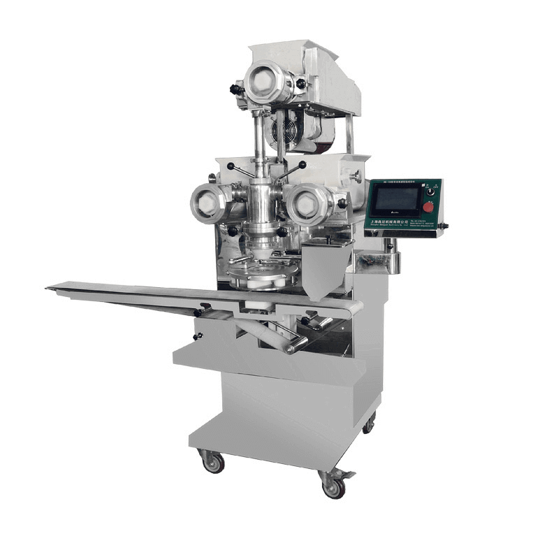 Three Hoppers Encrusting Making Machine | China Food Machine Manufacturer